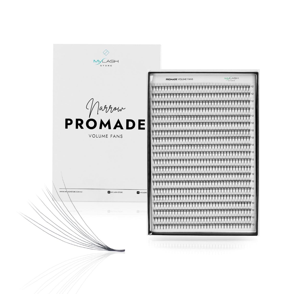10D Narrow Promade Fans (680 Fans) - My Lash Store